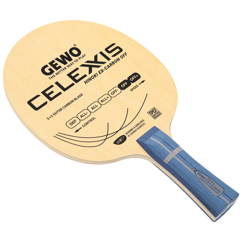GEWO Celexxis Hinoki Ex-Carbon Offensive - Table Tennis Blade